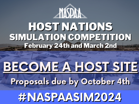 Host the 2024 Simulation Competition! | NASPAA